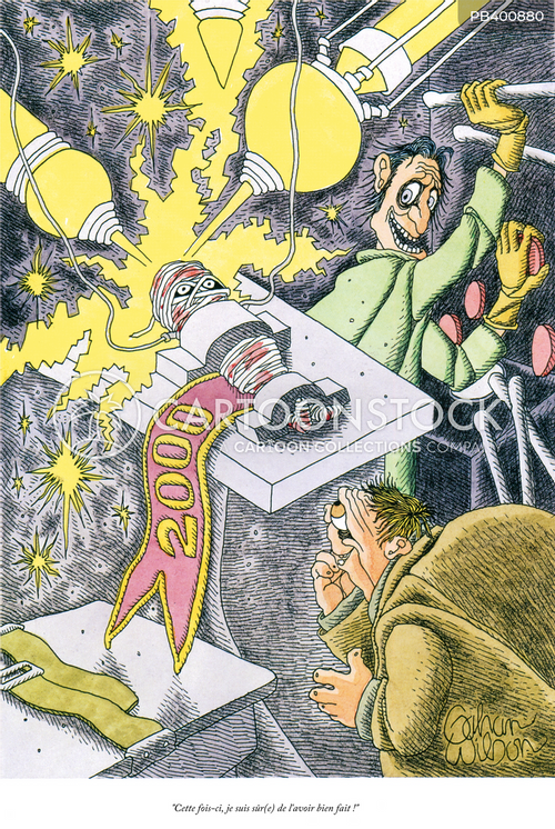 Dessins humoristique et caricaturés avec Dissection