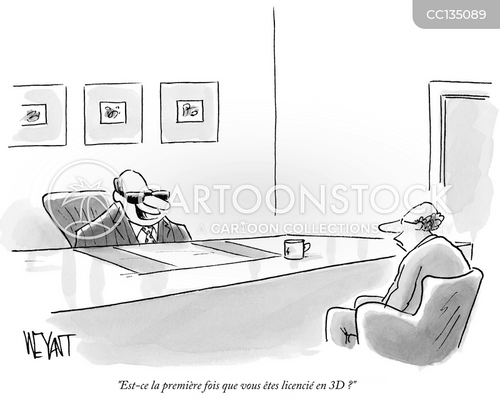 Dessins humoristique et caricaturés avec Licenciement