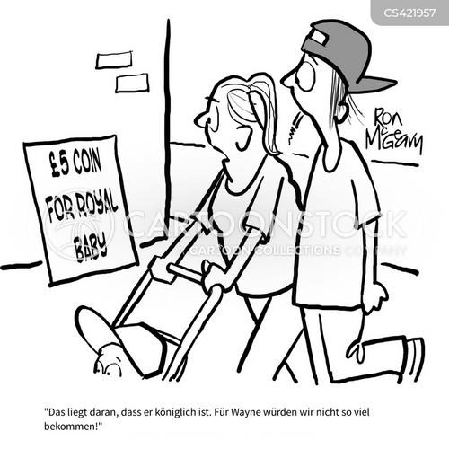 Cartoons und Karikaturen mit Königliche Wir