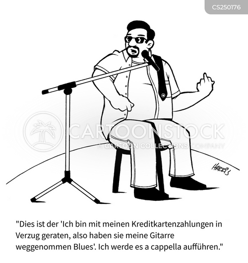 Cartoons und Karikaturen mit A Cappella