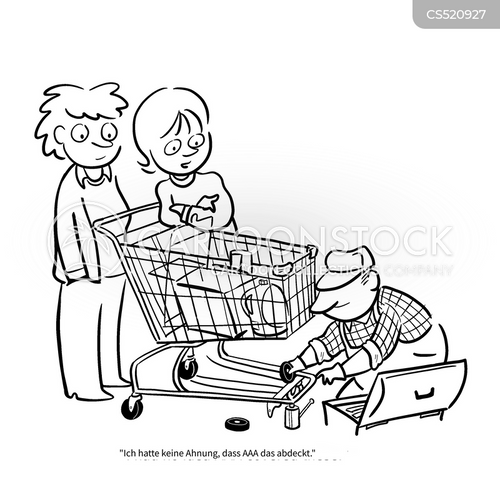 Cartoons und Karikaturen mit Aaa