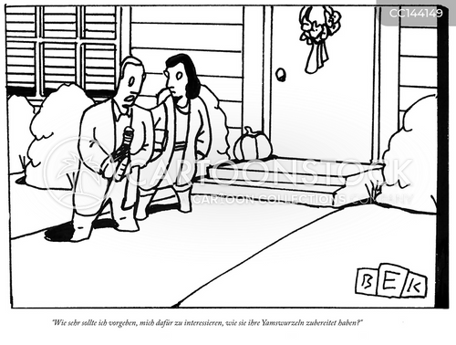 Cartoons und Karikaturen mit Etikettenregeln