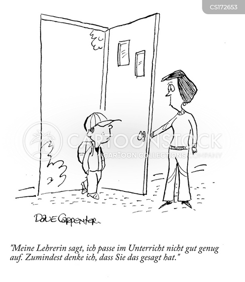 Cartoons und Karikaturen mit Zuhören