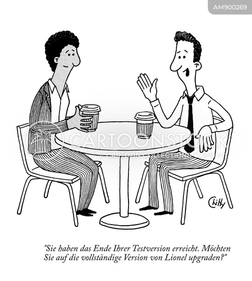 Cartoons und Karikaturen mit Online-dienst
