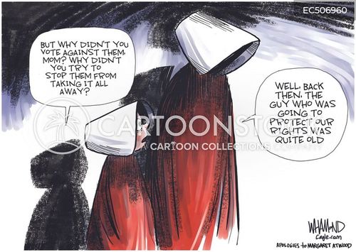 The Handmaid's Tale Cartoons and Comics - funny pictures from CartoonStock
