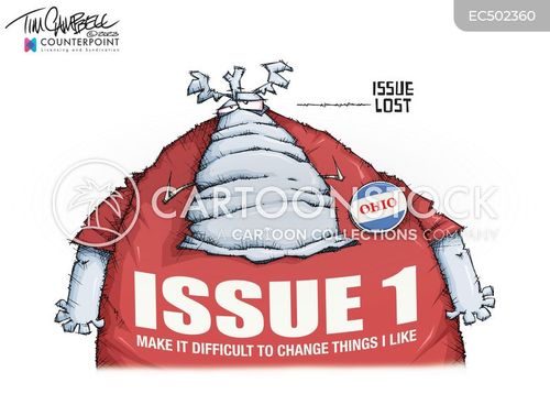 Issue 1 Vote Cartoons and Comics - funny pictures from CartoonStock