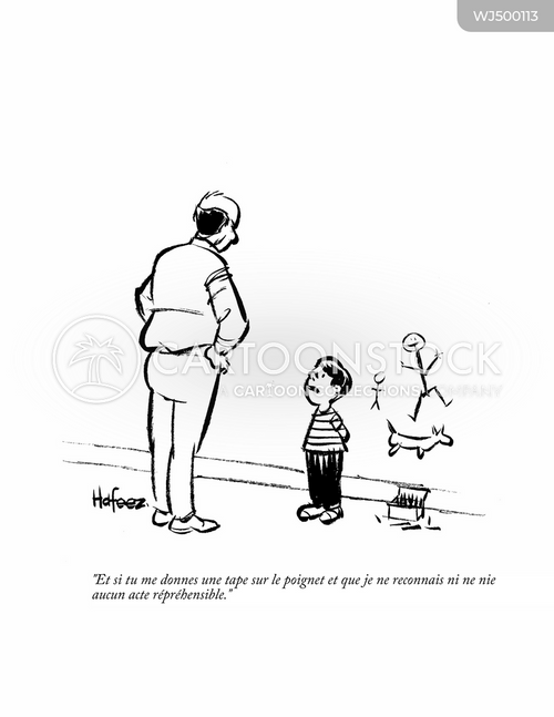 Dessins humoristique et caricaturés avec Enfances