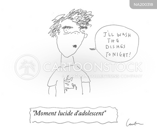 Dessins humoristique et caricaturés avec Plainte Adolescente