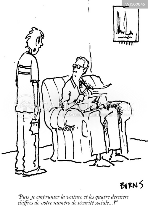 Dessins humoristique et caricaturés avec Permis De Conduire