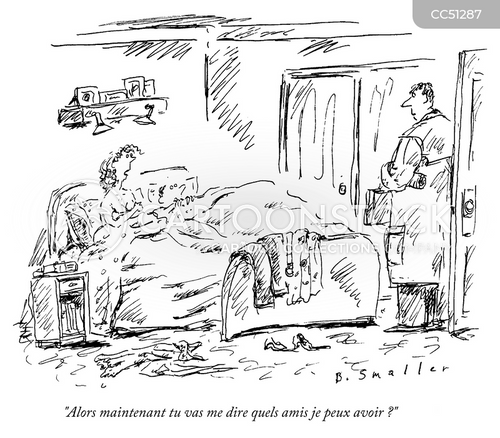 Dessins humoristique et caricaturés avec Mari Autoritaire