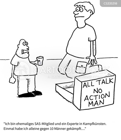 Cartoons und Karikaturen mit Sas