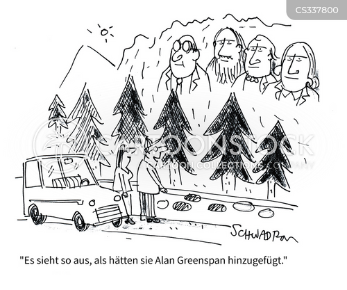 Cartoons und Karikaturen mit Alan
