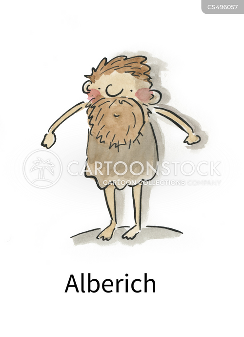 Cartoons und Karikaturen mit Alberich