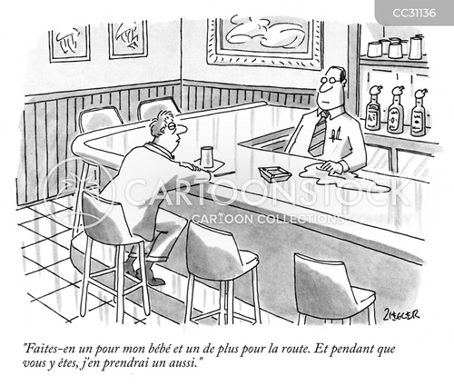 Dessins humoristique et caricaturés avec Avocats Ivres