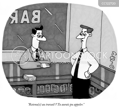 Dessins humoristique et caricaturés avec Travailler Tard