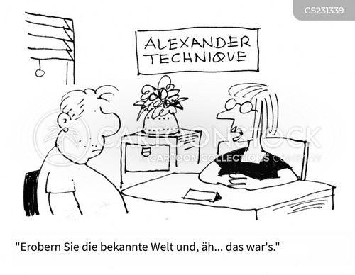 Cartoons und Karikaturen mit Alexander-technik