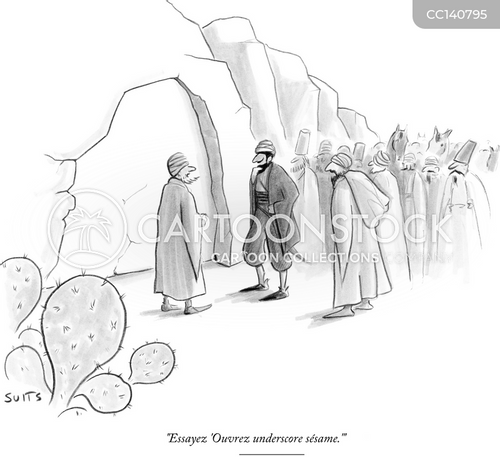 Dessins humoristique et caricaturés avec Ali Baba