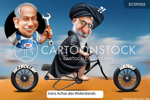 Cartoons und Karikaturen mit Khamenei