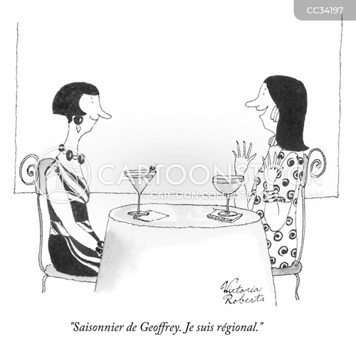 Dessins humoristique et caricaturés avec Manger Local