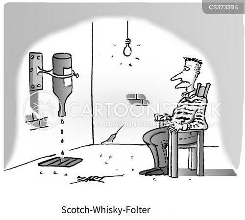 Cartoons und Karikaturen mit Scotch-whisky