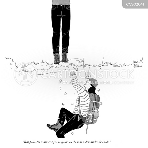 Dessins humoristique et caricaturés avec Randonneur