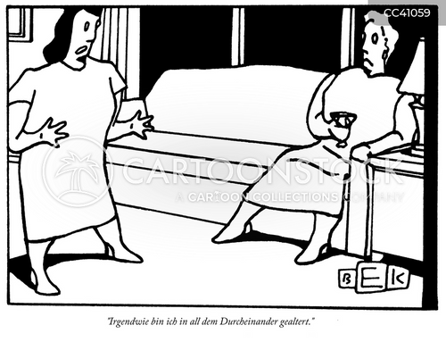 Cartoons und Karikaturen mit Alterszeit