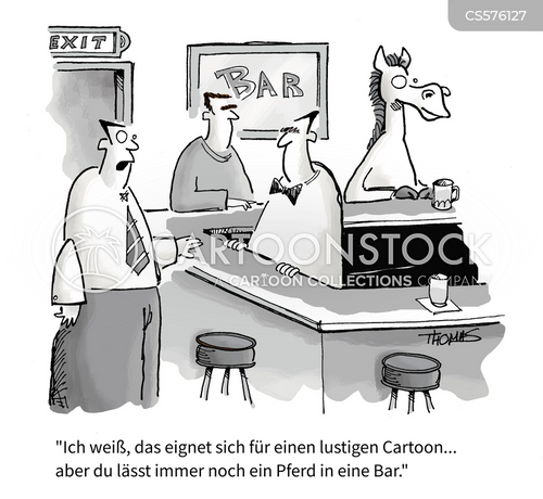 Cartoons und Karikaturen mit Alter Gag
