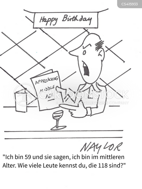 Cartoons und Karikaturen mit 60. Geburtstag