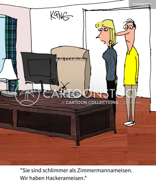 Cartoons und Karikaturen mit Zimmermann