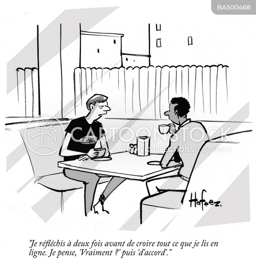 Dessins humoristique et caricaturés avec Cafes