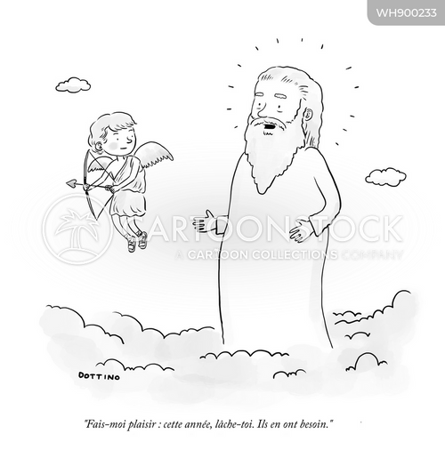 Dessins humoristique et caricaturés avec Cupidon