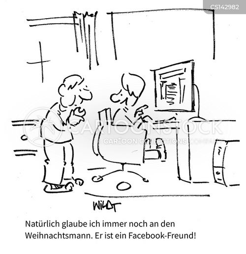 Cartoons und Karikaturen mit Glauben