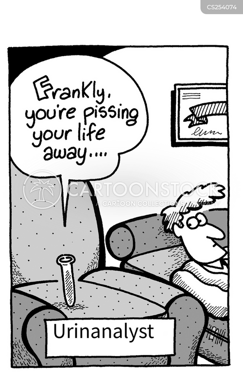 Cartoons und Karikaturen mit Urin