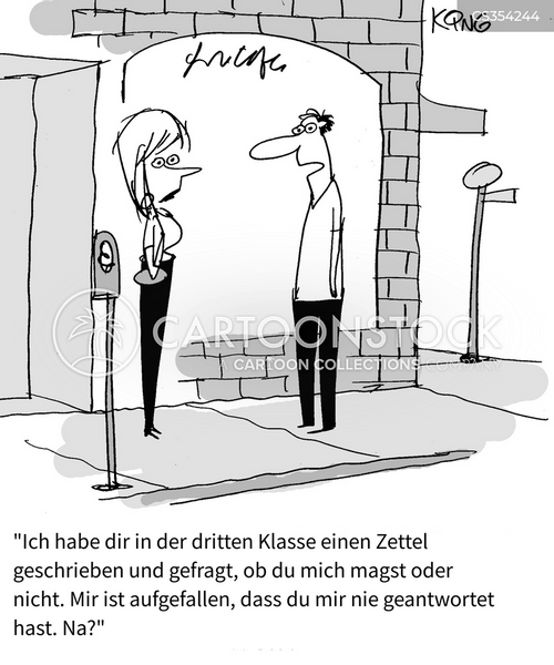 Cartoons und Karikaturen mit Erste Linien