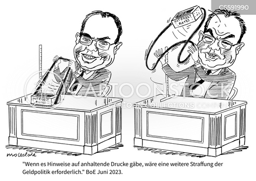 Cartoons und Karikaturen mit Andrew Bailey