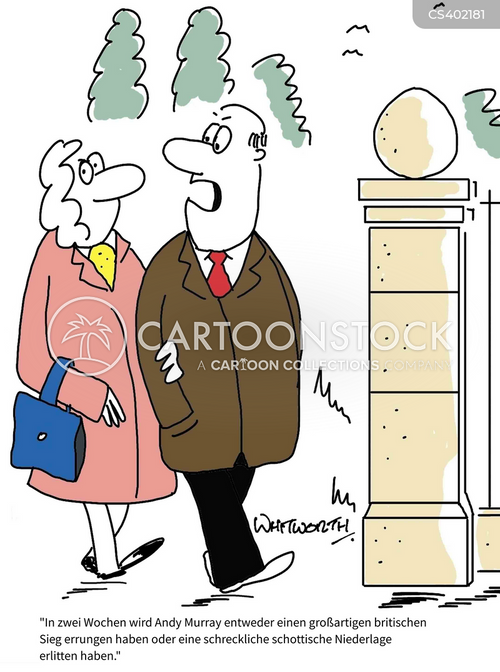 Cartoons und Karikaturen mit Andy Murray