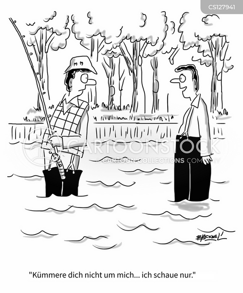 Cartoons und Karikaturen mit Fischerkappe