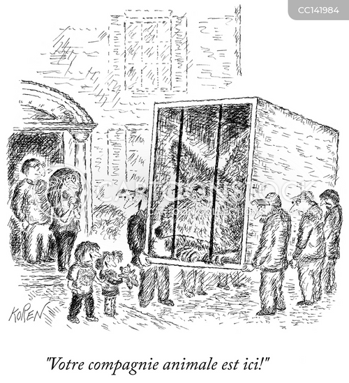 Dessins humoristique et caricaturés avec Animaux Géants