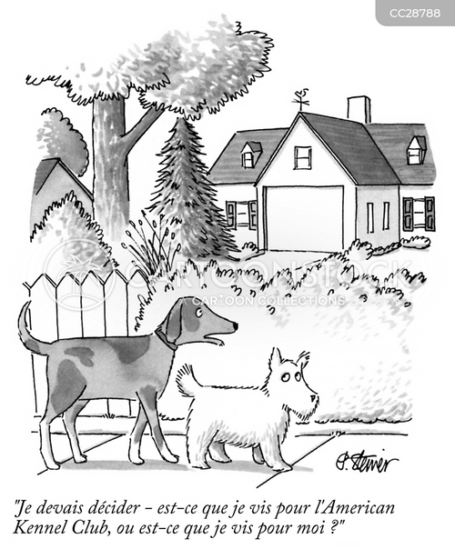 Dessins humoristique et caricaturés avec Clubs Canins