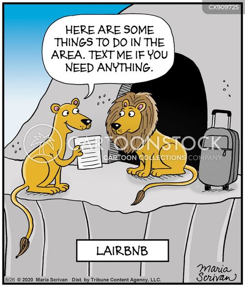 Airbnb Cartoons and Comics - funny pictures from CartoonStock