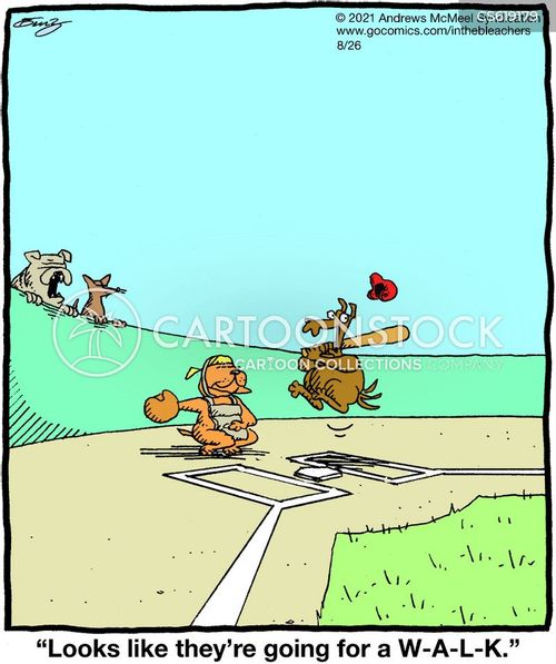 Intentional Walk Cartoons and Comics - funny pictures from CartoonStock