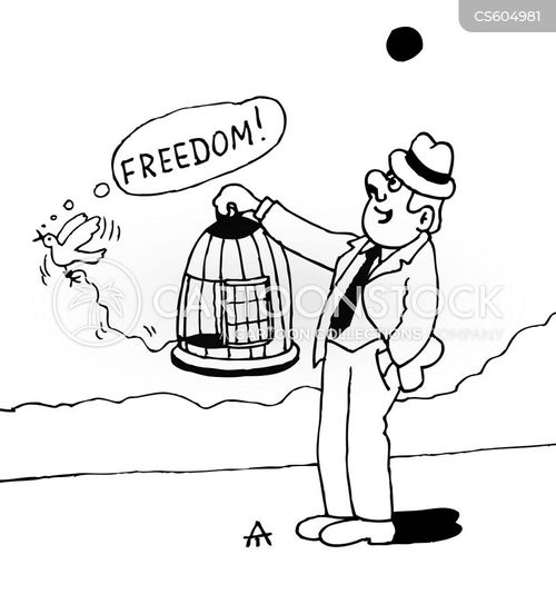 Freedom Cartoons and Comics - funny pictures from CartoonStock