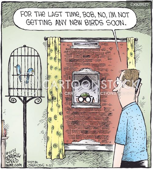 No Birdwatchers Cartoons and Comics - funny pictures from CartoonStock