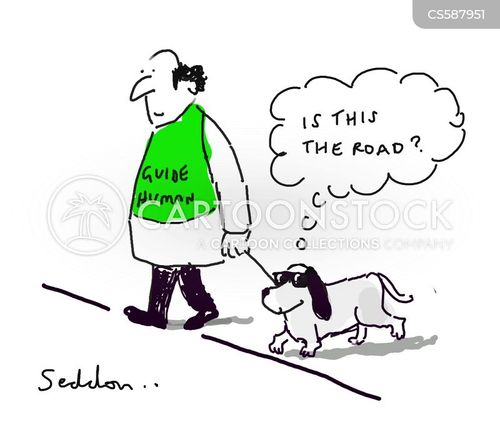 Partial Sight Cartoons and Comics - funny pictures from CartoonStock