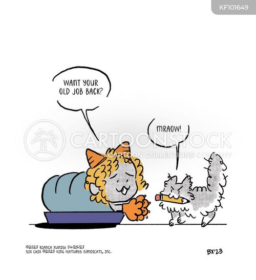 Job Switches Cartoons and Comics - funny pictures from CartoonStock