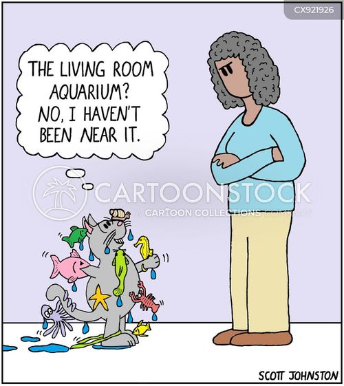 Fish Aquarium Cartoons and Comics - funny pictures from CartoonStock