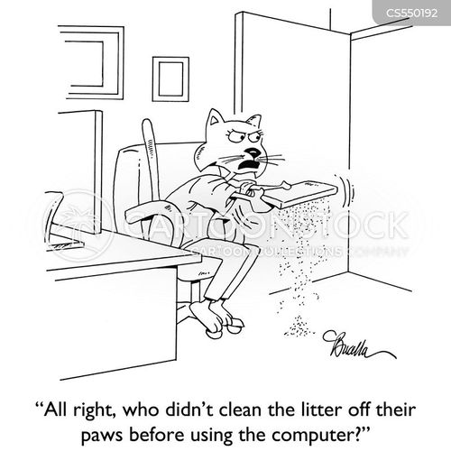 Cat Litter Cartoons and Comics - funny pictures from CartoonStock