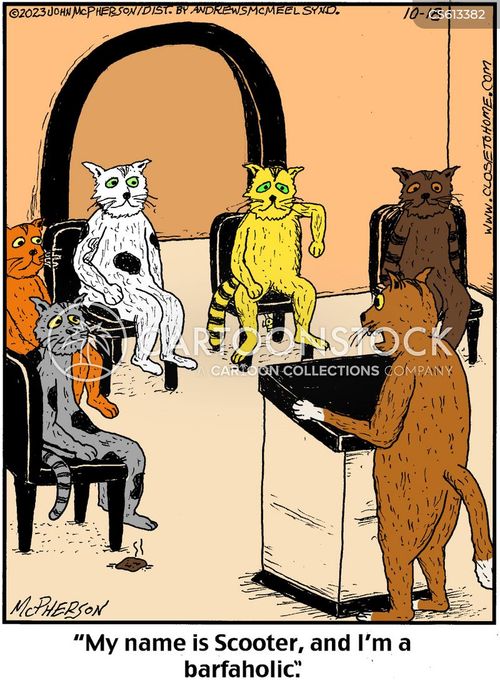 Cat Vomit Cartoons and Comics - funny pictures from CartoonStock