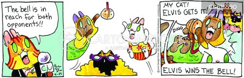 Feline Referee Cartoons and Comics - funny pictures from CartoonStock