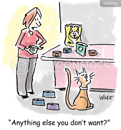 Picky Cat Cartoons and Comics - funny pictures from CartoonStock